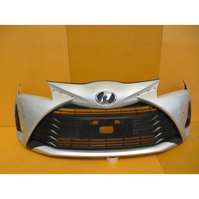 ヴィッツ/Vitz(NSP130 KSP130 NCP130 130系)後期用!純正フロントバンパー シルバー(1F7) 52119 ...