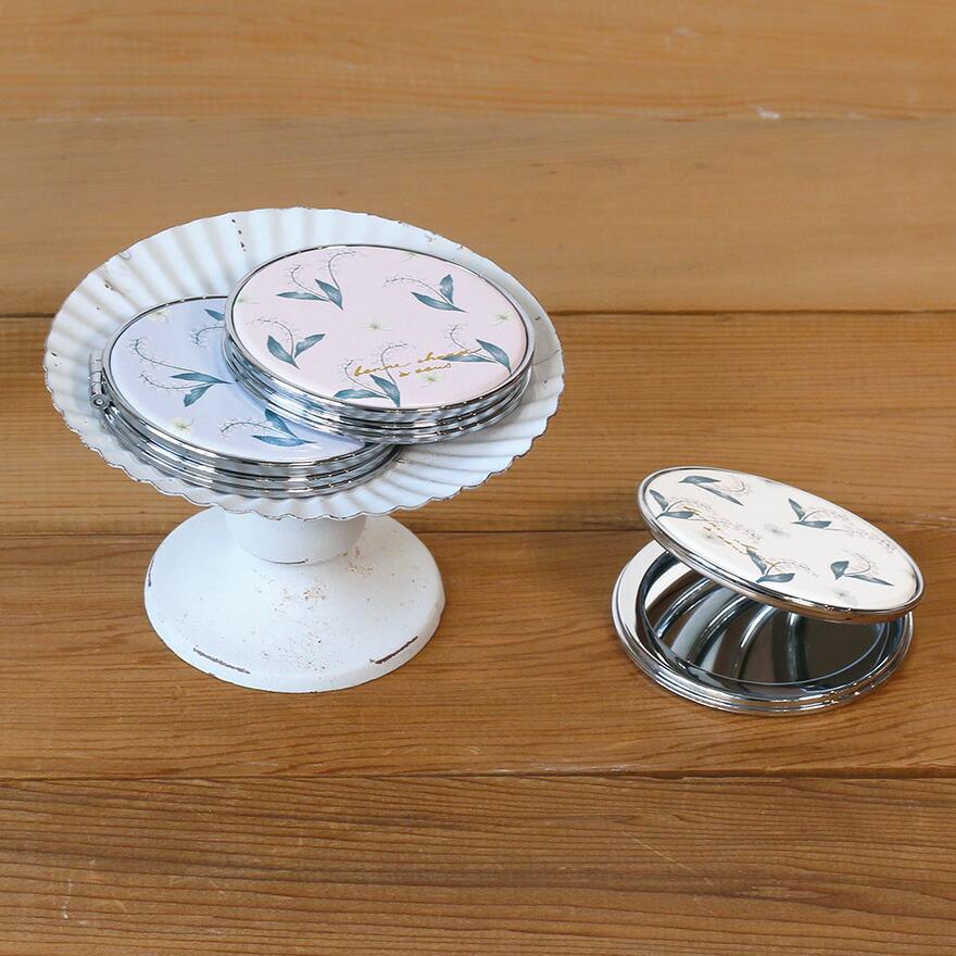 ジュールドゥミュゲ／コンパクトミラー 花柄 おしゃれ 大人 かわいい 可愛い 母の日 : 21c-jmcm01 : LABCLIP Yahoo!店 - 通販 - Yahoo!ショッピング