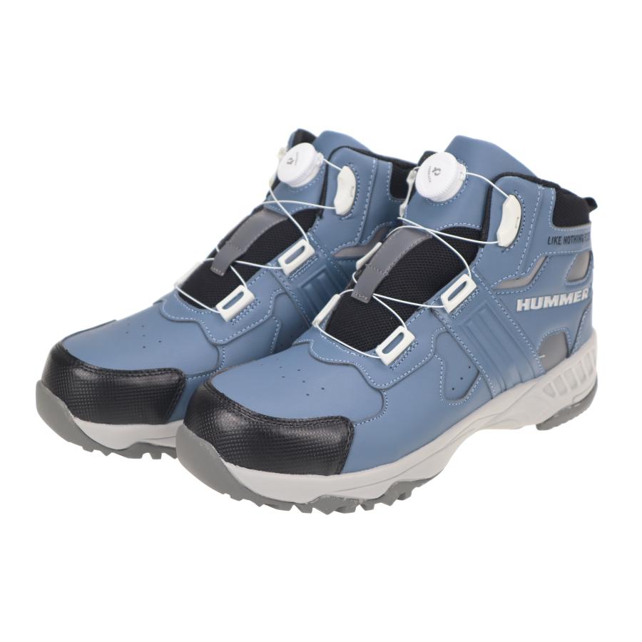 HUMMER メンズ 安全靴 セーフティーシューズ ハマー ミドルカット ダイヤル式 作業靴 作業用スニーカー 弘進ゴム HM-S3D スレートブルー : てくてく - 通販 - Yahoo ...