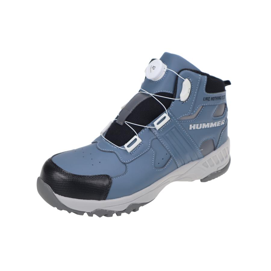 HUMMER メンズ 安全靴 セーフティーシューズ ハマー ミドルカット ダイヤル式 作業靴 作業用スニーカー 弘進ゴム HM-S3D スレートブルー : てくてく - 通販 - Yahoo ...