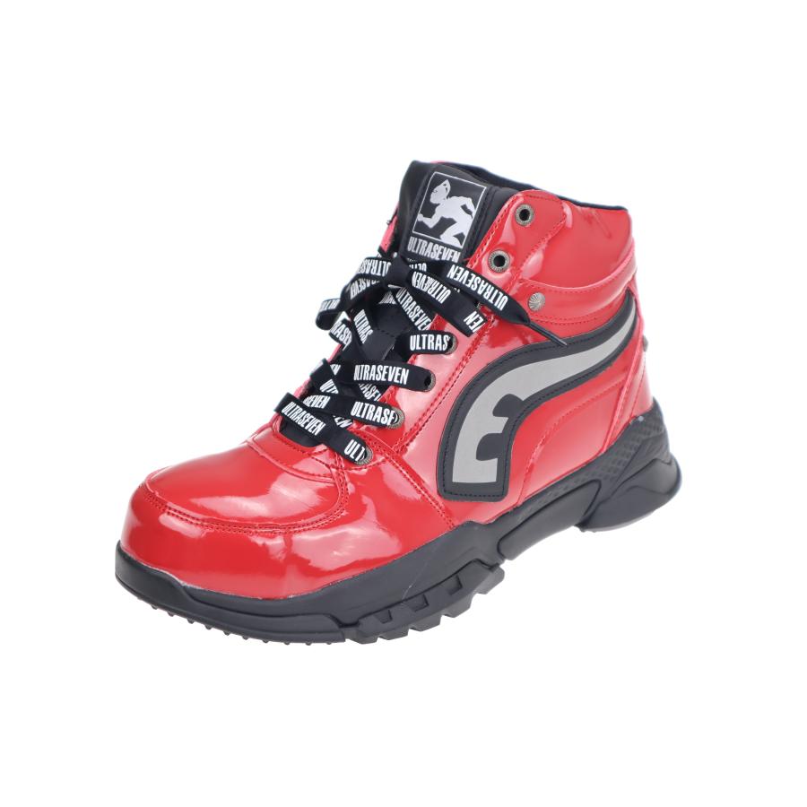 ウルトラセブン UT-18 SEVEN グロスレッド 赤 セーフティスニーカー 安全スニーカー 作業靴 メンズ 弘進ゴム KOHSHIN ウルトラマン メタリックカラー : てくてく - 通販 ...