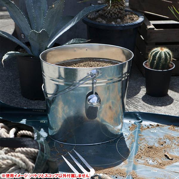 DULTON ダルトン ソイル バケツ Lサイズ 高さ35cm 24L フタ スコップ付き ガーデン ガーデニング 園芸 インテリア 収納 雑貨 おしゃれ シルバー : LabLINE ...