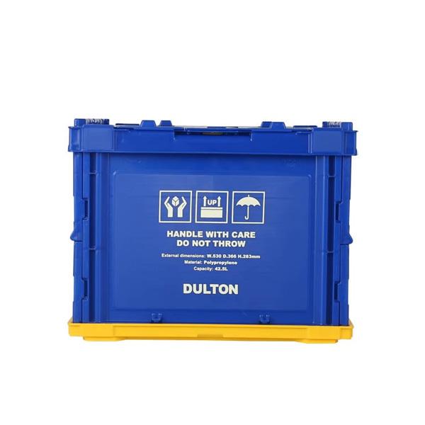 DULTON ダルトン フォールディング コンテナ 40L 横53cm×高さ28.3cm×奥行36.6cm 収納 折りたたみ ボックス 蓋付き スタッキング 積み重ね おしゃれ ...