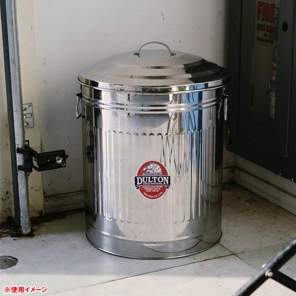 DULTON ダルトン ガベージ カン L ステンレス 高さ44cm 直径33cm 容量24L シルバー ゴミ箱 蓋付き 収納 シンプル : LabLINE - 通販 - Yahoo!ショッピング