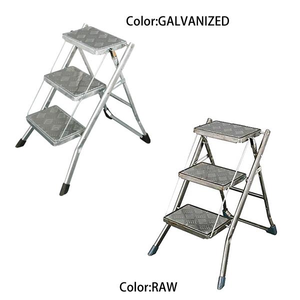 DULTON ダルトン 脚立 フォールディング 3ステップス ガルバナイズド ロー 折りたたみ : LabLINE - 通販 - Yahoo!ショッピング