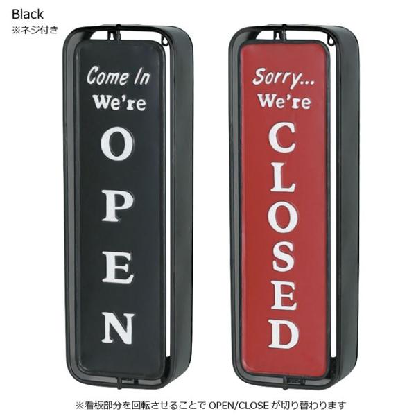 ダルトン ウォール マウント スピナー サイン OPEN CLOSED ブラック ネイビー DULTON 回転 オープン クローズ 看板 インテリア 雑貨 おしゃれ : 07-897 ...