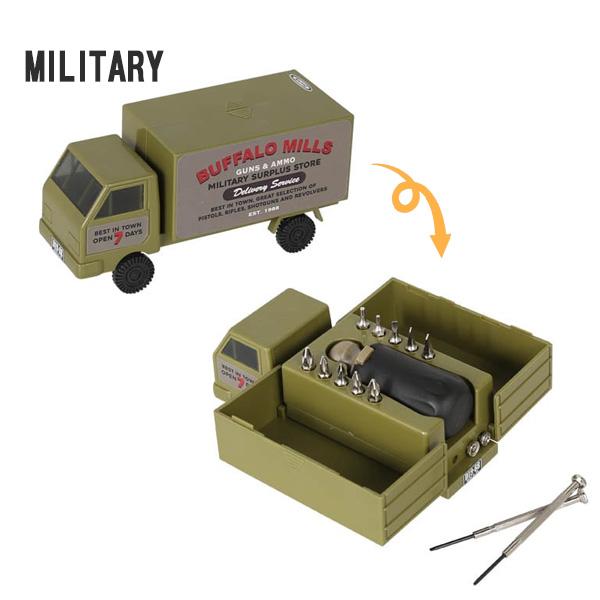 DULTON ダルトン ツールキット トラック型工具セット K755-876 全2タイプ デリバリー / ミリタリー ツールボックス ビットホルダー ビットセット : LabLINE - 通販 ...