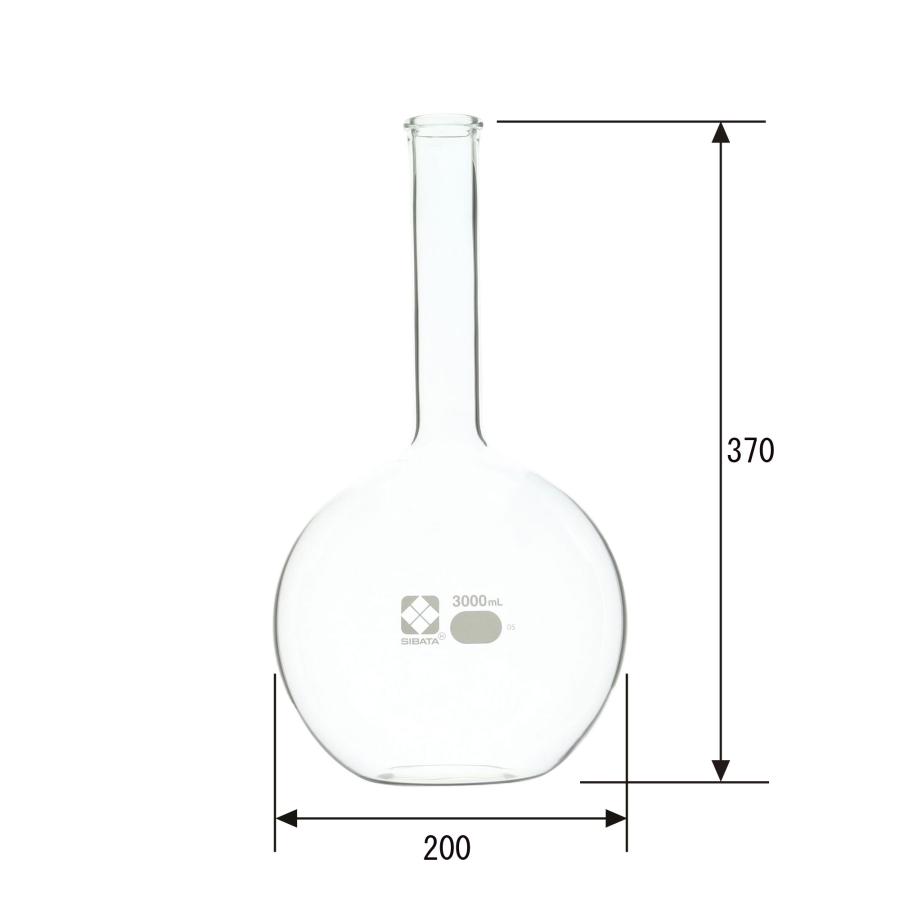 平底フラスコ 3000mL 柴田科学(SIBATA) : LaboShop21-Yahoo!店 - 通販 - Yahoo!ショッピング