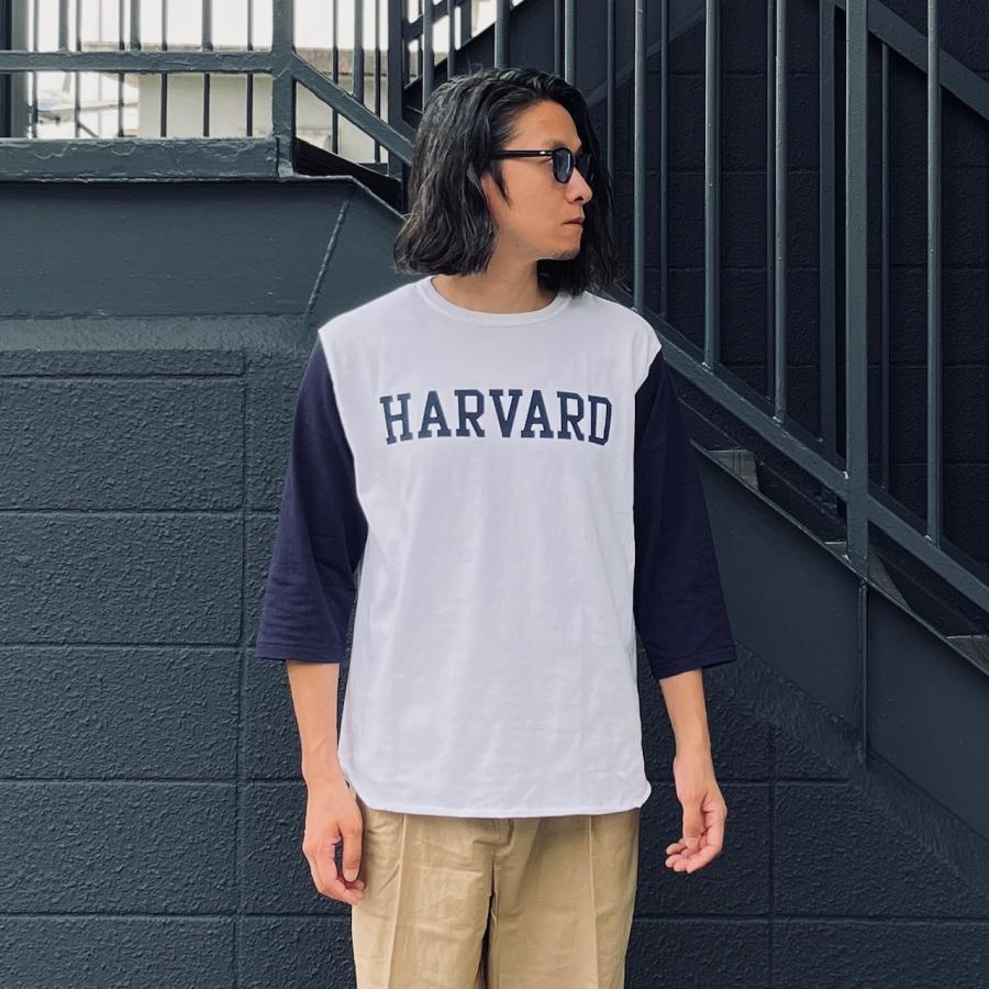 カレッジ Tシャツ HARVARD ベースボール - WHITE × NAVY : ct-harvard-wht : LABO-04 - 通販 - Yahoo!ショッピング