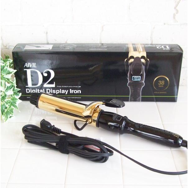 AIVIL D2 アイビルデジタルディスプレイアイロンD2 38mm ＜ゴールドバレル＞ : ラ・ブリーズ - 通販 - Yahoo!ショッピング