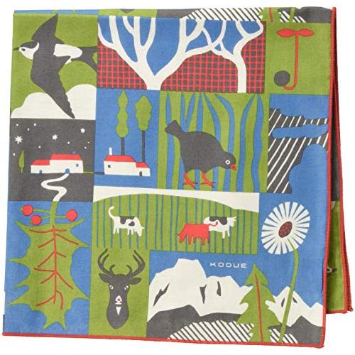 [ひびのこづえ] ハンカチ レディース プリント ハンカチ30901033 30901033A グリーン 48cmx48cm : La cachette - 通販 - Yahoo!ショッピング