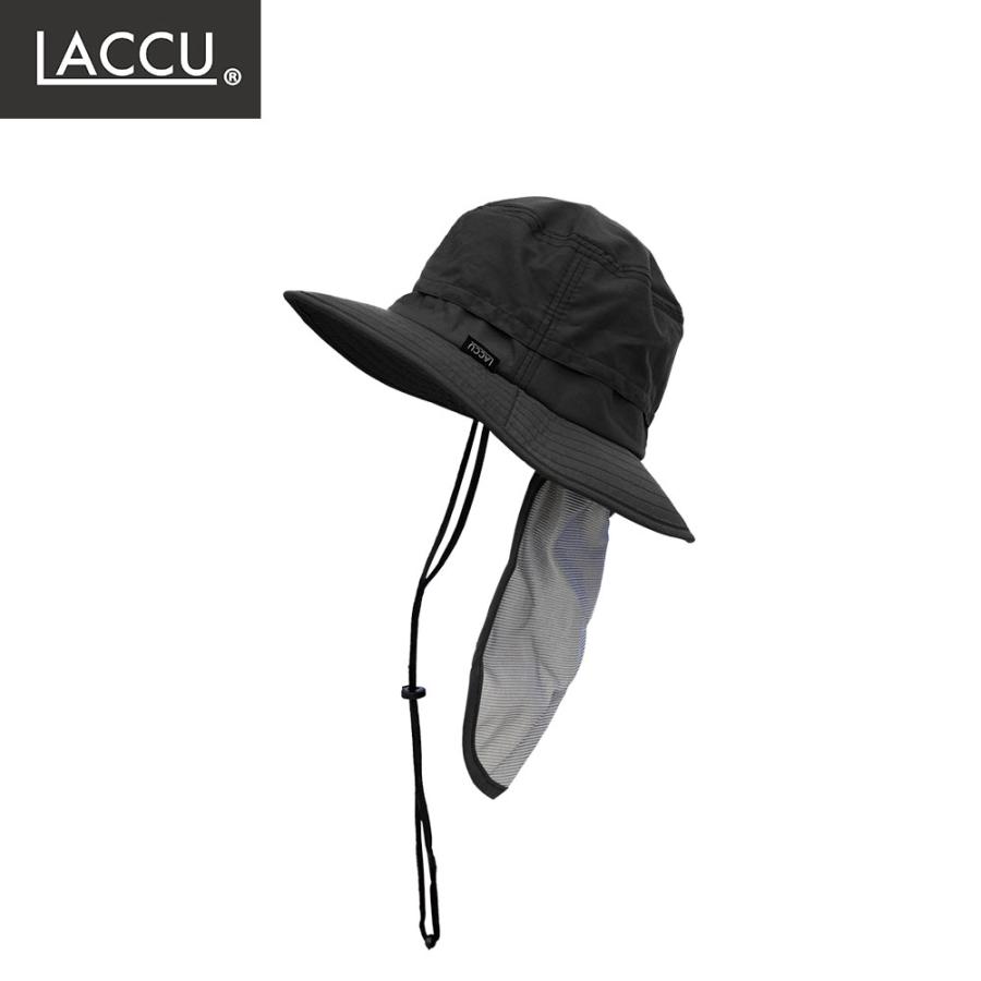 アドベンチャーハットD 通気たれ付き ブラック : LACCU - 通販 - Yahoo!ショッピング