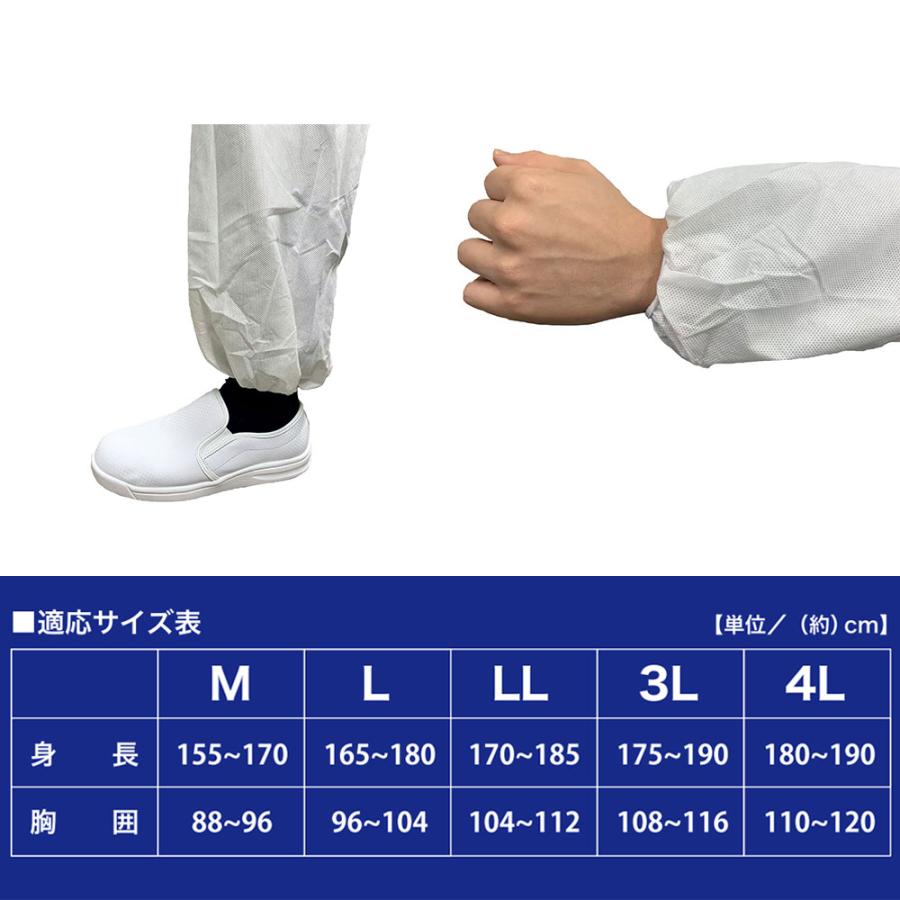 LACCU 不織布つなぎ 1着入 作業着 使い捨て :yfs-001:LACCU - 通販 - Yahoo!ショッピング