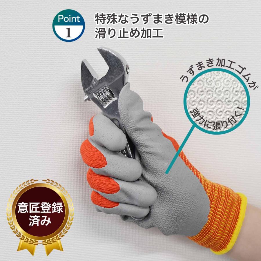 LACCU 天然ゴム 背抜き型押しグローブ 強力グリップ 特殊滑り止め加工 意匠登録 JUST GRIP ブラック : LACCU - 通販 - Yahoo!ショッピング