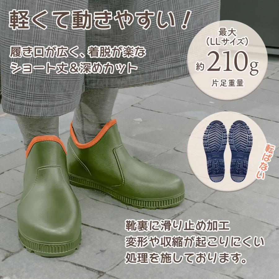 LACCU 防水軽量ガーデンブーツ ブラック 完全防水 梅雨 雨 雪 おしゃれ 男女兼用 : LACCU - 通販 - Yahoo!ショッピング