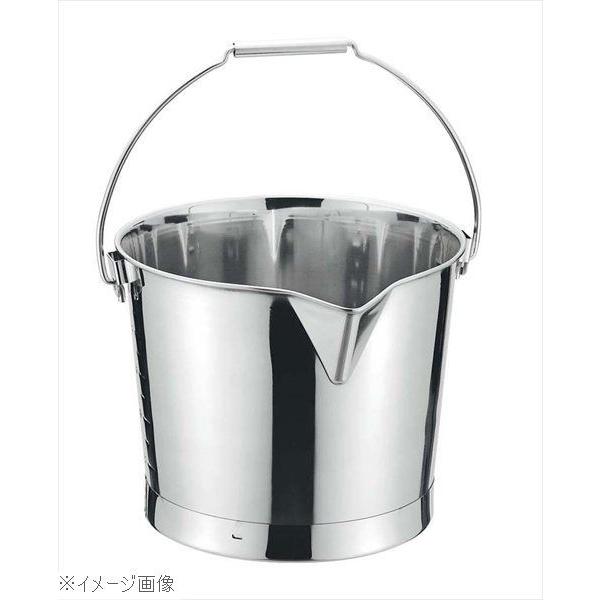 クローバー 18-8（ステンレス） 口付バケツ 目盛付 20L : スタイルキッチン - 通販 - Yahoo!ショッピング