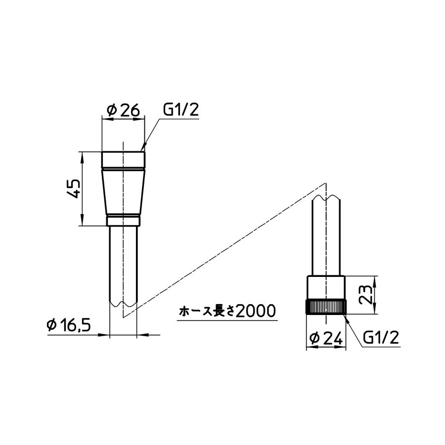 SANEI シャワーホース 長さ2m ホワイト PS30-86TXA2-W : ショップ ラーコンシー21 - 通販 - Yahoo!ショッピング