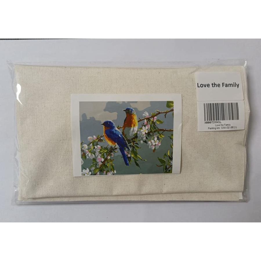 LovetheFamily 数字油絵 数字キット塗り絵 手塗り DIY絵 デジタル油絵 愛情鳥 40x50cm ホーム オフィス装飾 : ショップ ラーコンシー21 - 通販 - Yahoo ...