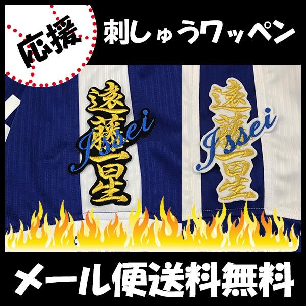 メール便送料無料】納期注意【中日ドラゴンズ 刺繍ワッペン 遠藤 ネーム 】遠藤一星/刺しゅう/ワッペン/応援グッズ :10010344 ...