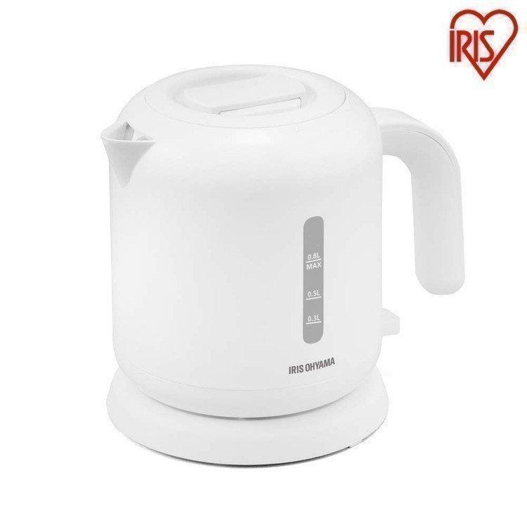 IRIS OHYAMA ケトル ベーシックタイプ ホワイト IKEB-800-W アイリスオーヤマ : anmin Yahoo!店 - 通販 - Yahoo!ショッピング