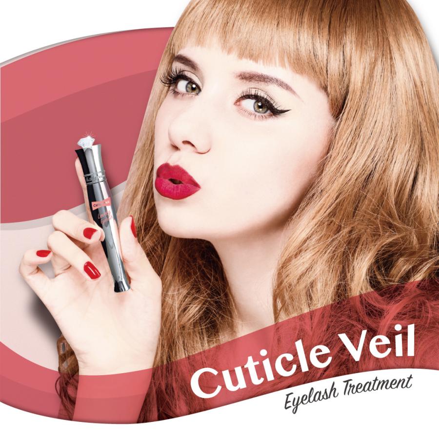 Eyelash Treatment Cuticle Veil 8ml ボトル UVケアまつげ美容液・マツエク対応・アイラッシュトリートメント・キューティクルヴェール Ladycoco レディ ...