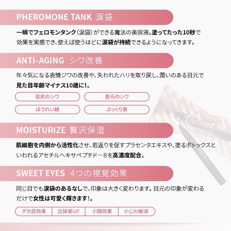 ELASTIC SERUM ENCHANT ME【送料無料】涙袋でデカ目効果 即効性 高濃度 塗るコラーゲン エラスティック セラムエンチャントミー LADYCOCO : レディココ公式 ...