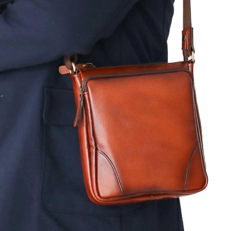 Gem Basic 【SWAN(スワン)/GEM BASIC(ジェムベーシック)】牛革シャドー サコッシュ【1503】ショルダー クラッチ ユニセックス 小さめ 国産 軽量 旅行 おしゃれ ...