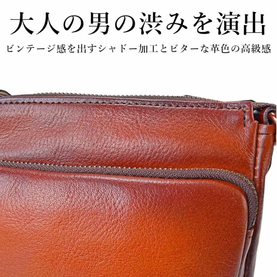 Gem Basic 【SWAN(スワン)/GEM BASIC(ジェムベーシック)】牛革シャドー・ショルダーバッグ【1505】ショルダー ユニセックス メンズ おしゃれ 鞄 かばん ミニバッグ ...