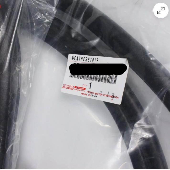 トヨタ純正 カローラ CP AE86 AE85 フロントドア ウェザーストリップ ゴム 左右セット : Laffey ヤフーショッピング店 - 通販 - Yahoo!ショッピング