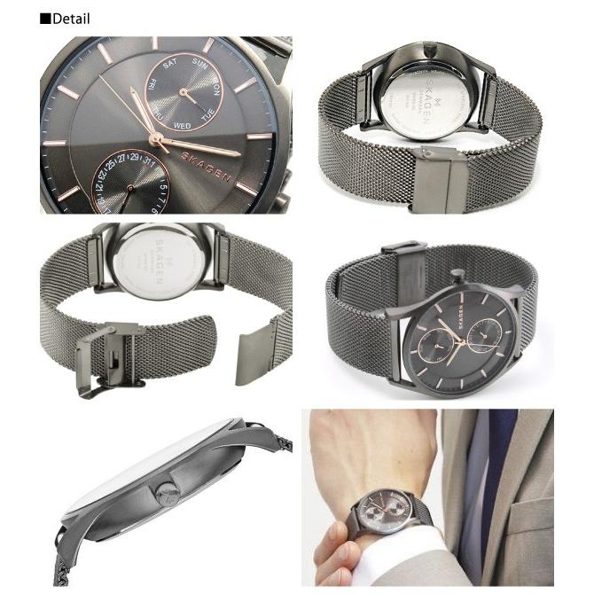 SKAGEN 『SKAGEN-スカーゲン-』Holst Steel Mesh Multifunction Watch〔SKW6180〕[メンズ ...