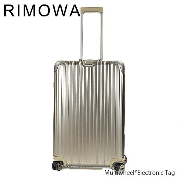 RIMOWA リモワ TOPAS TITANIUM MULTIWHEEL トパーズ チタニウム マルチホイール スーツケース キャリーバッグ 84L/4輪 4泊〜7泊 923.73.03.4 ...