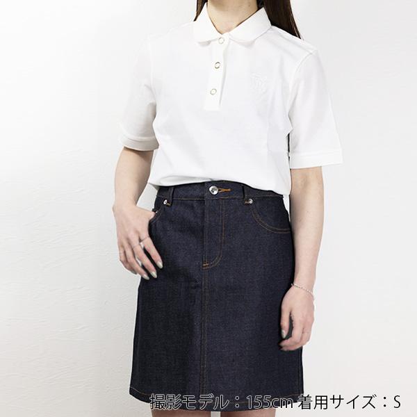 BURBERRY バーバリー 8017153 A1464 モノグラム モチーフ ポロシャツ 半袖 ロゴ ホワイト : LaG ...