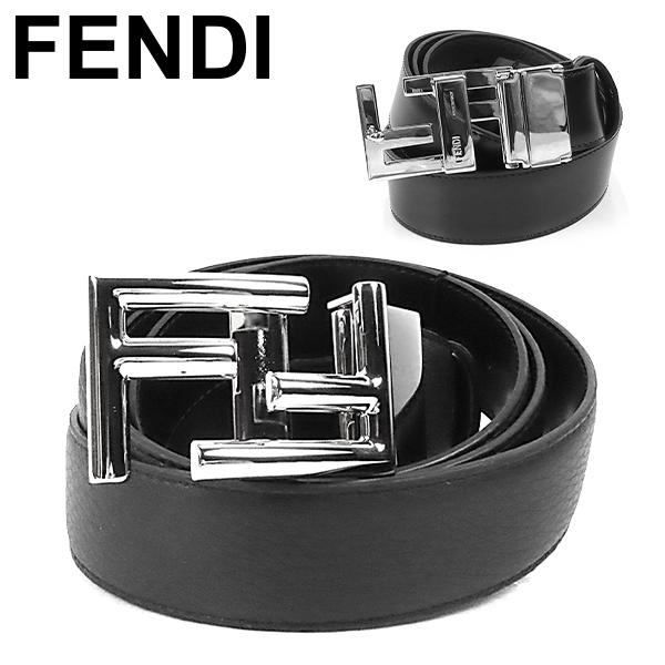 FENDI フェンディ FFMOTIF RFREVERSIBLE BELT 7C0344 70J F0GXN NERO ベルト リバーシブル ...