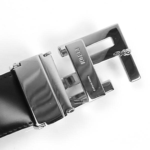 FENDI フェンディ FFMOTIF RFREVERSIBLE BELT 7C0344 70J F0GXN NERO ベルト リバーシブル ...