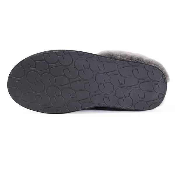 UGG（アグ） Moraene 1007703 スリッポン モレイン スリッパ フラット ファー シープスキン ロゴ : LaG ...