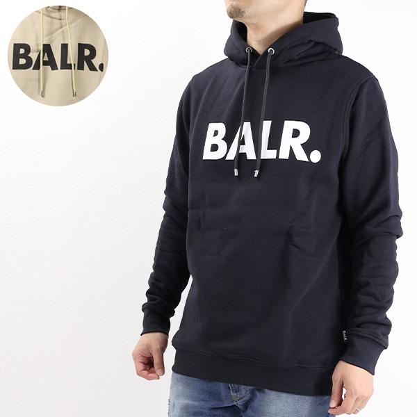 BALR. BARL ボーラー Brand Straight Hoodie プルオーバー スウェット パーカー フーディー 裏起毛 メンズ ...