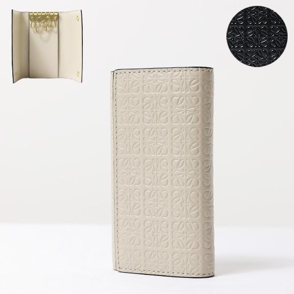 LOEWE ロエベ REPEAT Key Case キーケース 6連 リピート アナグラムロゴ レザー レディース C499K92X01 ...