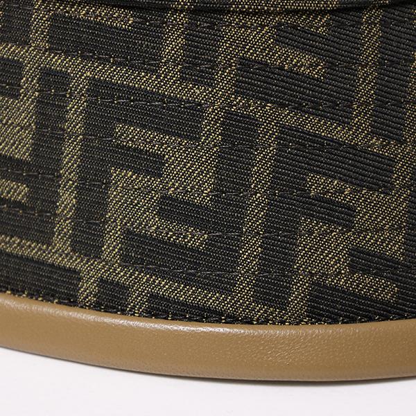 FENDI（フェンディ） FF Logo Bucket Hat FFロゴ バケットハット FF柄 ズッカ柄 帽子 本革 ユニセックス ...