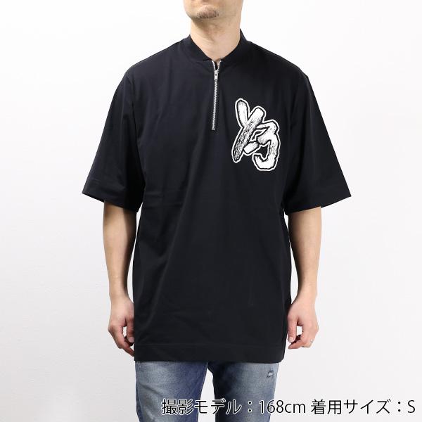Y-3 ワイスリー HZ SS TEE Tシャツ 半袖 ハーフジップ ロゴT Y-3 ワイスリー HZ SS TEE Tシャツ 半袖 ハーフジップ ロゴT