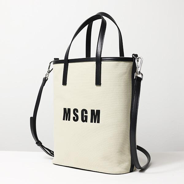 MSGM エムエスジーエム ショルダーバッグ クロスボディバッグ トートバッグ キャンバス 2way レディース 3441MDZ23 741 :117477:LaG Onlinestore ...