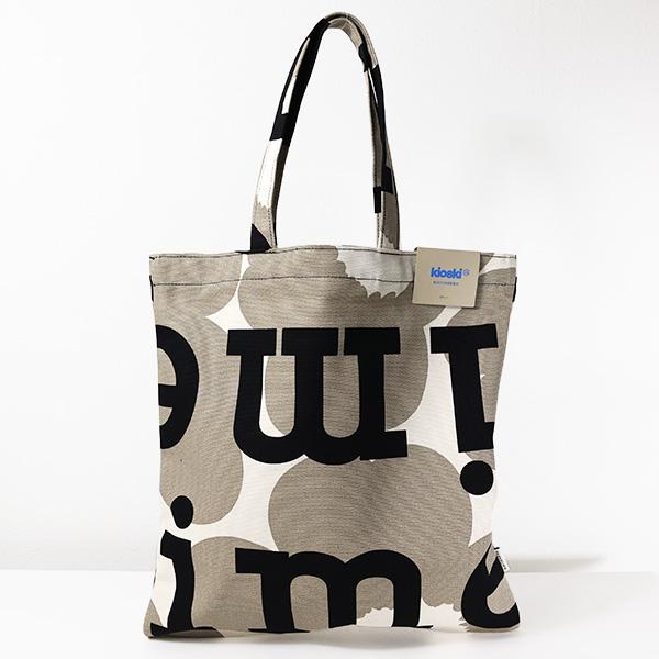 marimekko（マリメッコ） HUOPAKELTANO UNIKKO LOGO CANVAS BAGS トートバッグ コットン ロゴ ウニ ...