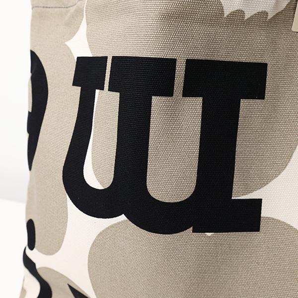marimekko（マリメッコ） HUOPAKELTANO UNIKKO LOGO CANVAS BAGS トートバッグ コットン ロゴ ウニ ...