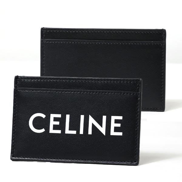 CELINE Celine セリーヌ Logo Card Holder カードケース カードホルダー 名刺入れ レザー メンズ 10B703DMF 38SI : LaG Onlinestore ...