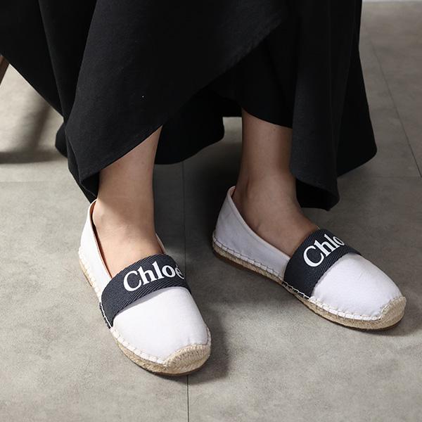 Chloe クロエ Logo Espadrilles エスパドリーユ スリッポン Chloe クロエ Logo Espadrilles エスパドリーユ スリッポン