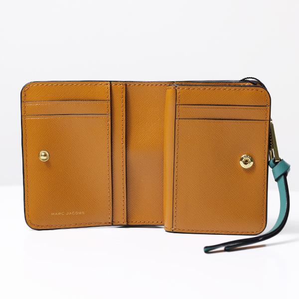 MARC JACOBS Marc Jacobs マークジェイコブス Snap Shot Bi-Fold Wallet 二つ折り財布 ミニ財布 財布 ダブルJ レザー レディース ...