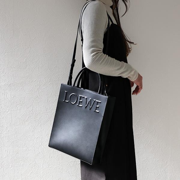 LOEWE ロエベ STANDARD A4 TOTE BAG A933R18X14 トートバッグ ロゴ レザー A4収納可能 レディース : LaG Onlinestore - 通販 ...