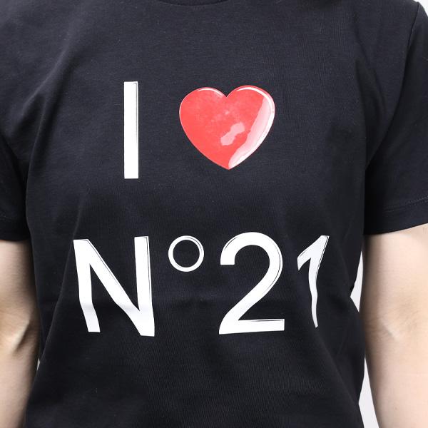 N°21 N21 numero ventuno ヌメロヴェントゥーノ Crew Neck Cotton T-Shirt Tシャツ コットン 半袖 クルーネック キッズ 大人も可s N21754 ...