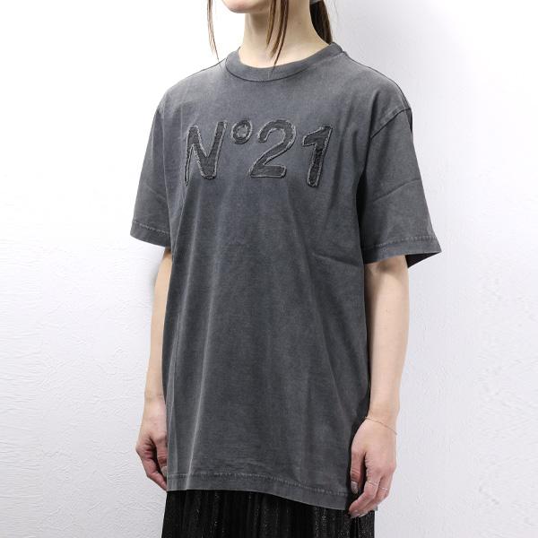 N°21 N21 numero ventuno ヌメロヴェントゥーノ Tシャツ コットン 半袖 クルーネック キッズ 大人も可 N21807 N0311 : LaG Onlinestore ...
