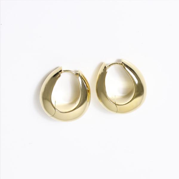 TOM WOOD（トムウッド） Ice Hoops Medium Earrings Gold アイス フープ ピアス フープピアス ゴールド ...