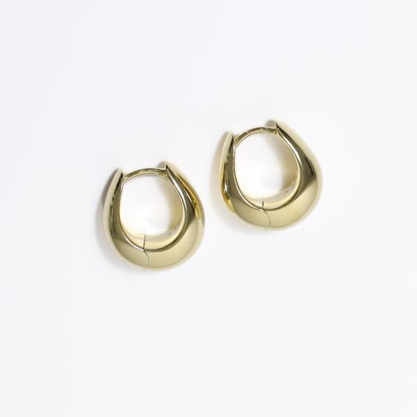 TOM WOOD（トムウッド） Ice Hoops Small Earrings Gold アイス フープ ピアス フープピアス ゴールド ...